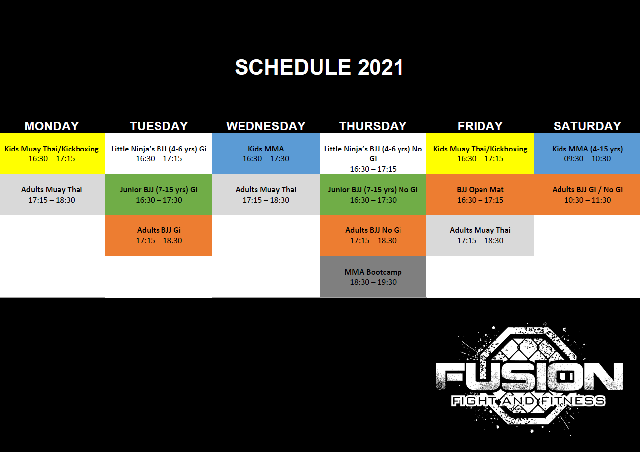 Schedule - Fusion Innisfail